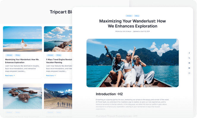 Pricing - Tripcart