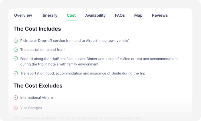 Pricing - Tripcart