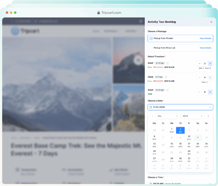 Tripcart | Online Tour Booking Software. No Commissions